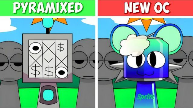 СПРУНКИ PYRAMIXED НО С НОВЫМИ ОРИГИНАЛЬНЫМИ ПЕРСОНАЖАМИ! ПОДБОРКА OC SPRUNKI INCREDIBOX