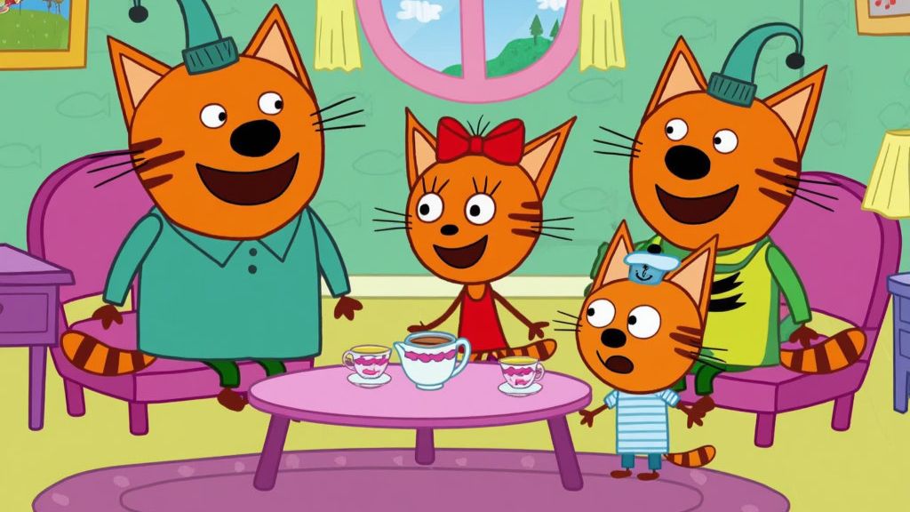 Три кота собирают пазлы - Мультики для детей