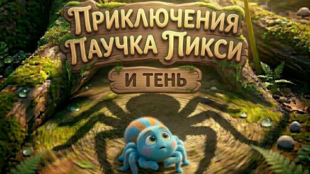 Сказка: Паучок Пикси и тень. Автор Е.Клюева