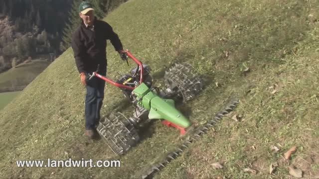 Rapid REX - косилка для склонов на базе промышленного мотоблока