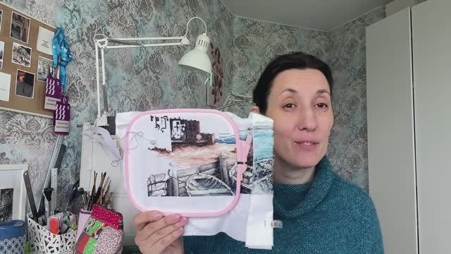 Влог 6\25 Готова майка на вязальной машине Вышивка Новый носочный проект