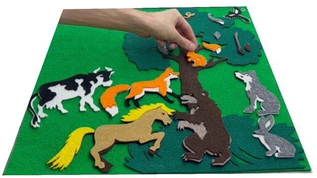 Игра театр-сказка для детей 3+ "Хвосты"