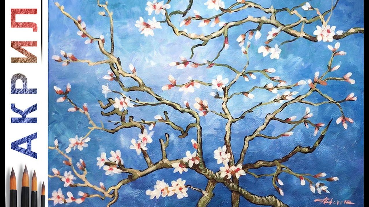 Цветущие ветки АКРИЛ! Сезон 6-1 | Мастер-класс ДЕМО