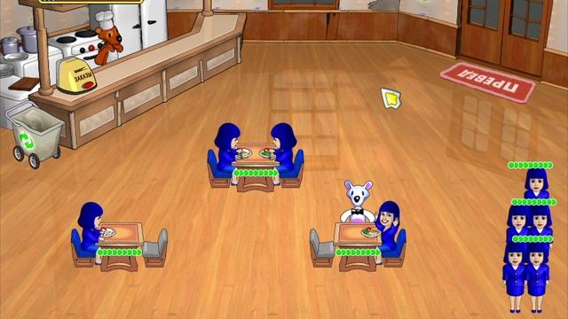 Snowy Lunch Rush. Снежок Обеденный переполох. Начало, первые клиенты. #1