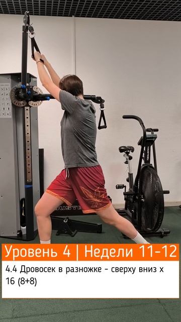 4.4 Дровосек в разножке - сверху вниз