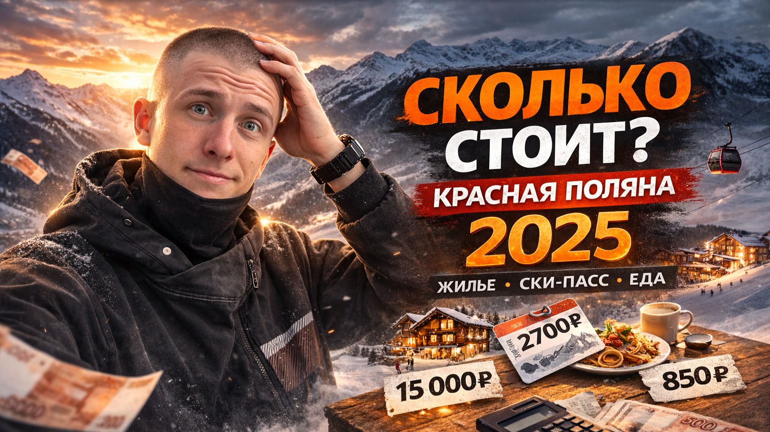 Красная поляна 2025| Обзор курорта| Цены на жилье, ски-пасы, питание