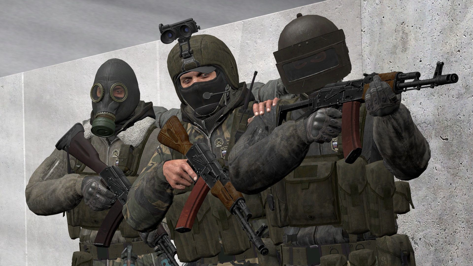 Оборона школы против бандитов в Garrys mod