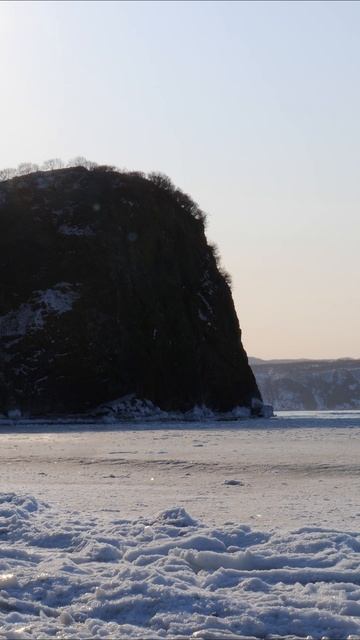 Натуральный звук ледяного прибоя в Тихом океане