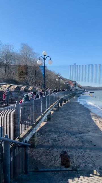 Пляж Светлогорска на Балтике🌊
