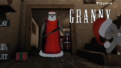 прохождение granny 1.8 новогоднее обновление через Анжелу