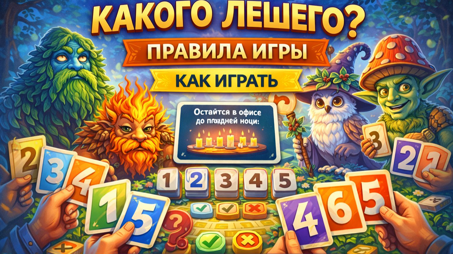 Какого лешего? — правила настольной игры 🤯 Как играть и побеждать интуицией