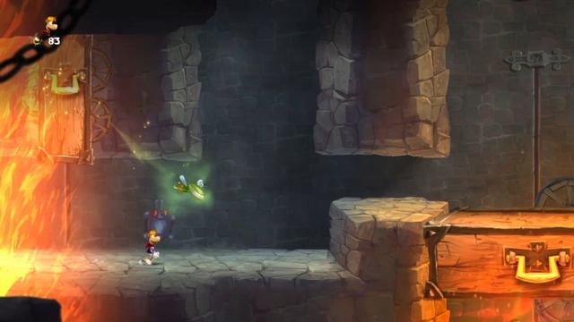 Рейман спасает Барбару. Rayman Legends PS4. Бегом по подземельям!