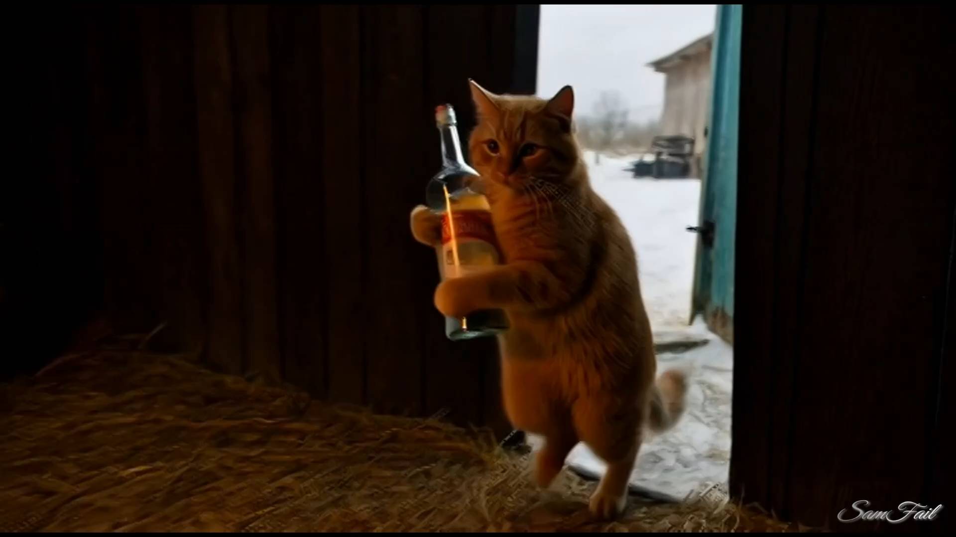 Кот Тимоха пошел в гости!