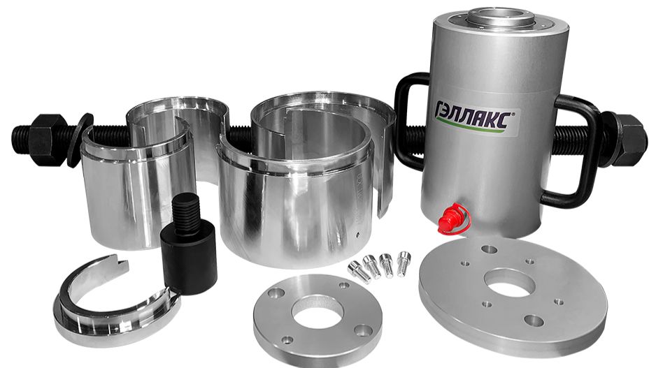 Выпрессовщик втулок и осей гидравлический, усилие 52т