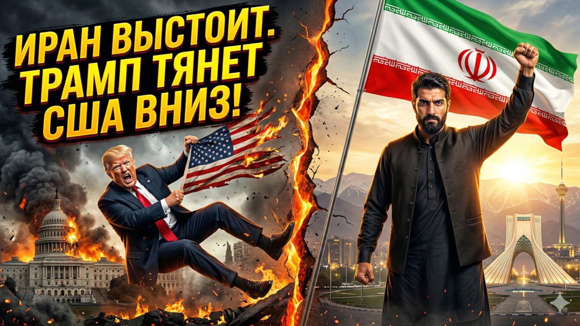 📉Ларри Джонсон | Трамп тянет Америку на дно: почему Иран выстоит, а США рухнут
