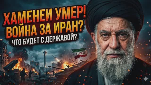 🕋Паскаль Лоттаза | ШОК: Аятолла Хаменеи мертв. Мир замер - что будет с Ираном и войной?