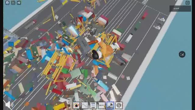 разрушил город в роблокс