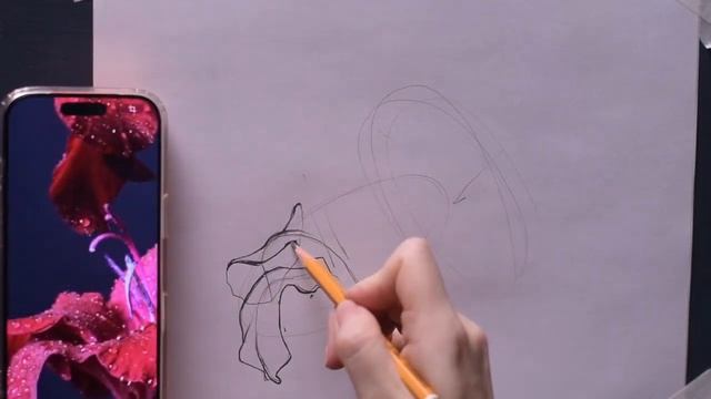 СЕКРЕТ ХУДОЖНИКА. Надежда Ильина. Конструкция цветка гладиолуса