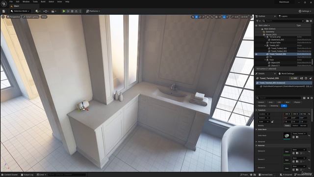 11. Copying, Merging and Placing Assets in the scene
