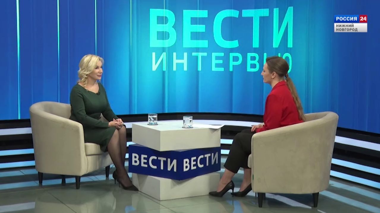 "Вести-Интервью". Гость программы - Ирина Фаст