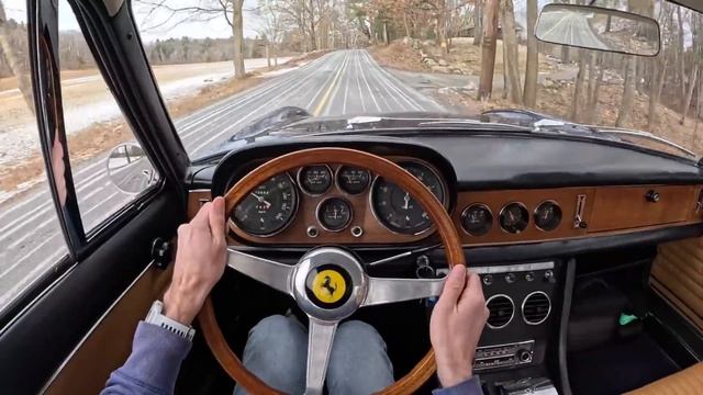 1967 Ferrari 330 GTC - V12 Gated Manual Italian GT Drive POV