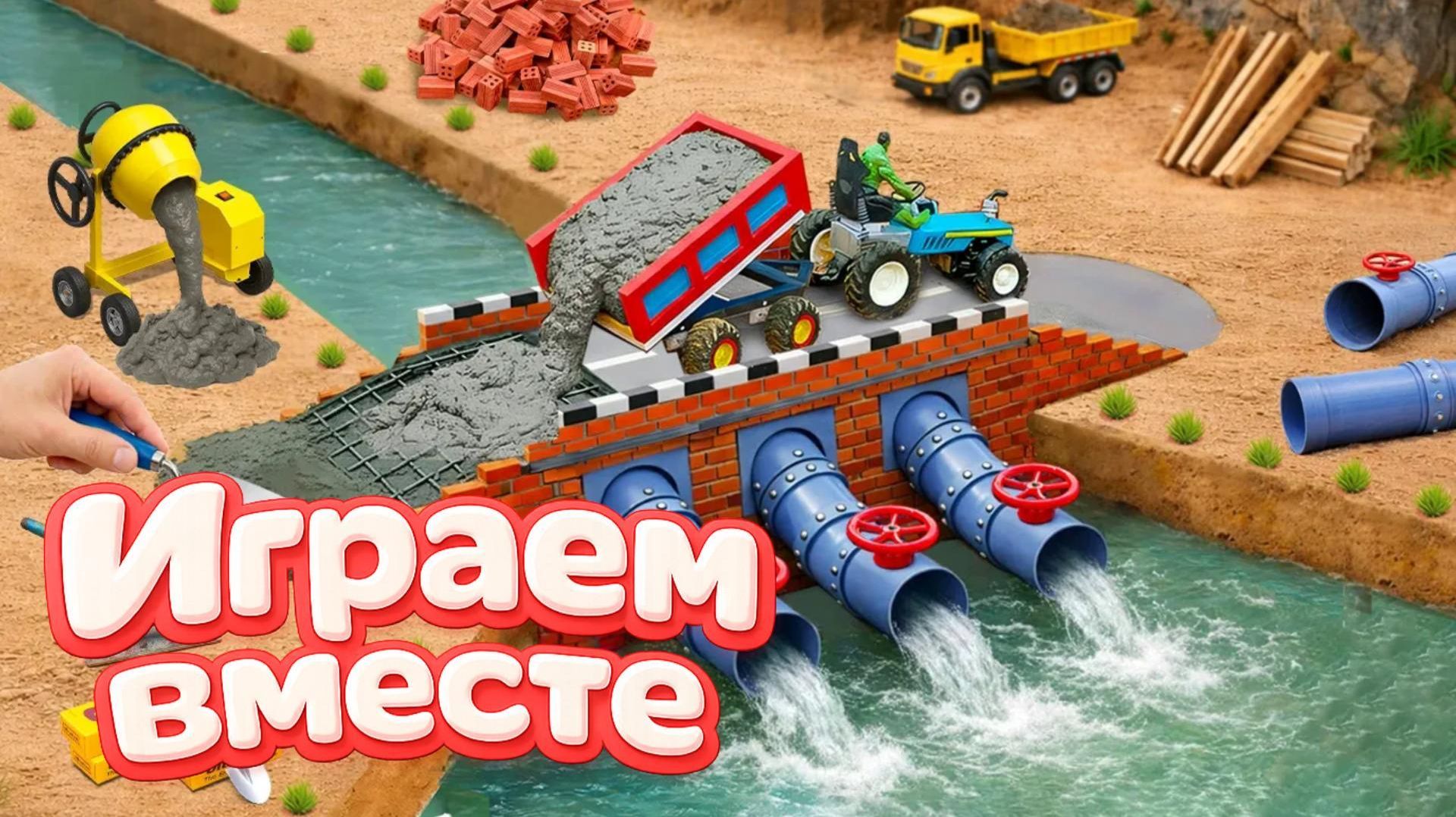 МУЛЬТИКИ ПРО СУПЕРГЕРОЕВ И ИГРУШКИ ДЛЯ ДЕТЕЙ 🏗️ СТРОИМ ВМЕСТЕ ИГРУШЕЧНЫЙ ДОМИК ДЛЯ ХАЛКА №3