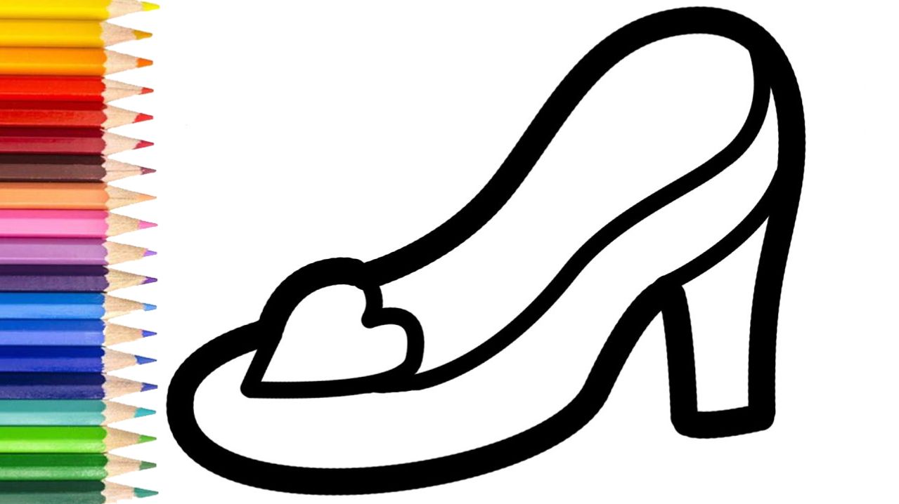 Мультик для детей-Как нарисовать ТУФЕЛЬКУ для детей/Рисунок ТУФЕЛЬКИ для детей