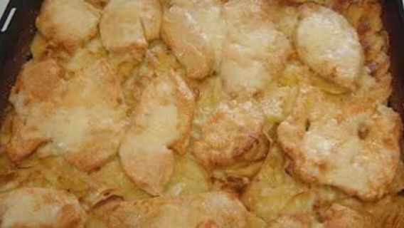 Картофель гратен. Маринкины творинки. Всем МИРА и Добра!