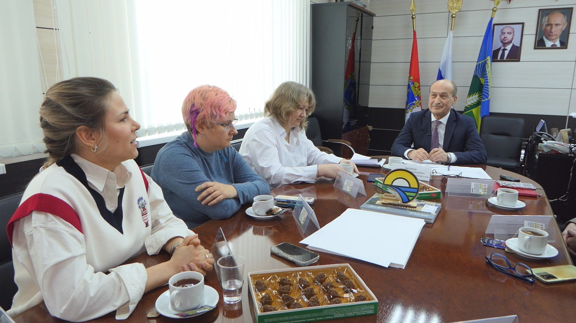 Встреча Чихирёва В.А. с интернет-активистами Кинельского района