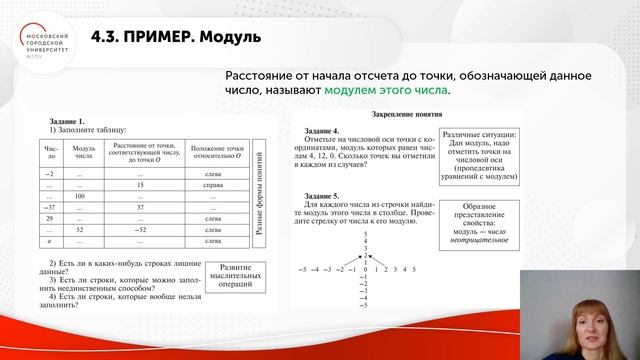 Методика формирования математических понятий. Часть 4. Примеры