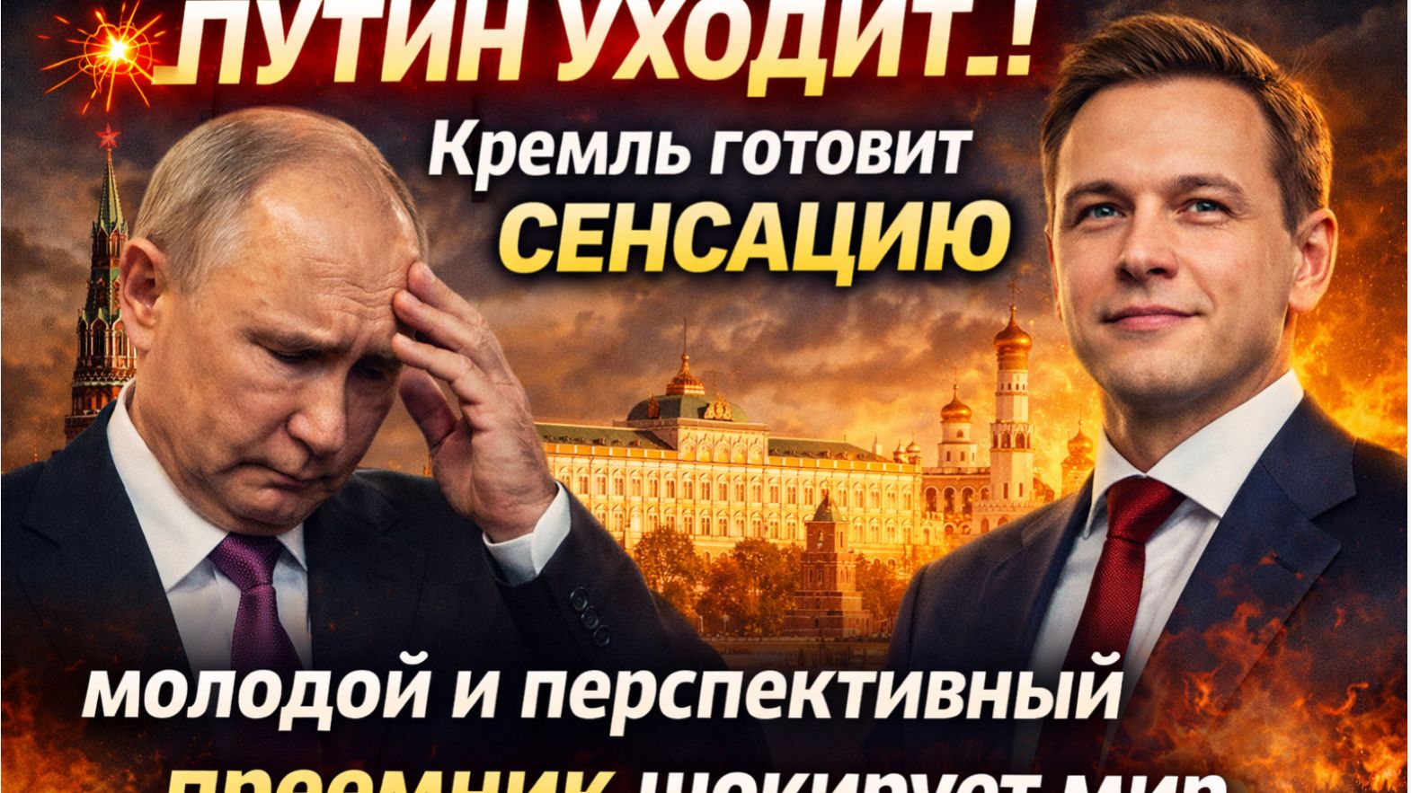💥 ПУТИН УХОДИТ?! Кремль готовит СЕНСАЦИЮ_ молодой и перспективный преемник шокирует мир