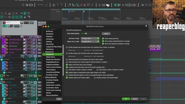 Что нового в Reaper v7.62 - Переработана ОГРОМНАЯ линейка, регионы и маркеры!
