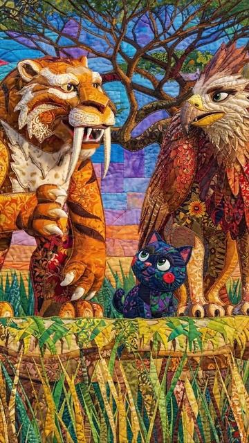 Мультик про искусство: Лоскутное искусство "Квилт"