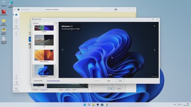 Обои от macOS для windows 11 - меняют свой внешний вид в зависимости от времени суток