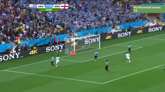 📹 Уругвай 2:1 Англия ● Чемпионат мира по футболу 2014