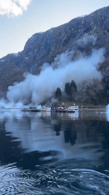 Ужасное природное катастрофа.