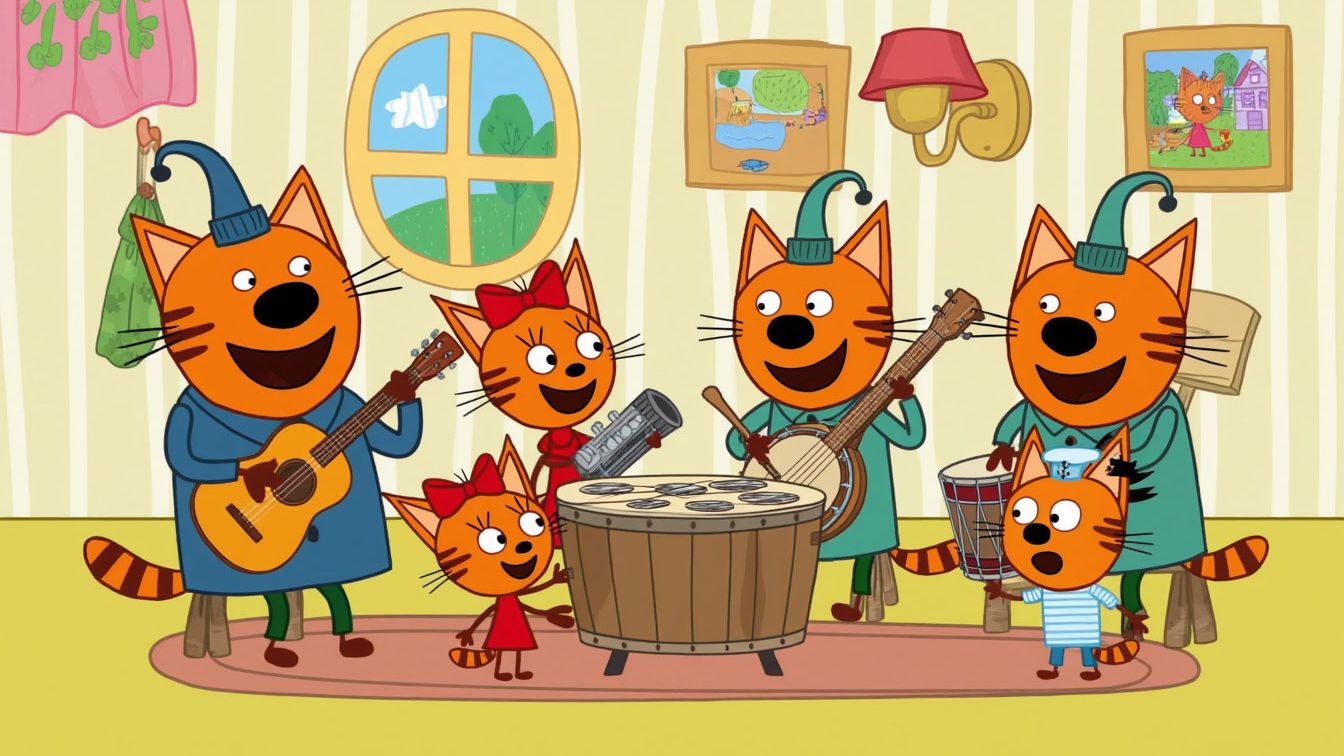 Для малышей Три кота - Мультики для детей