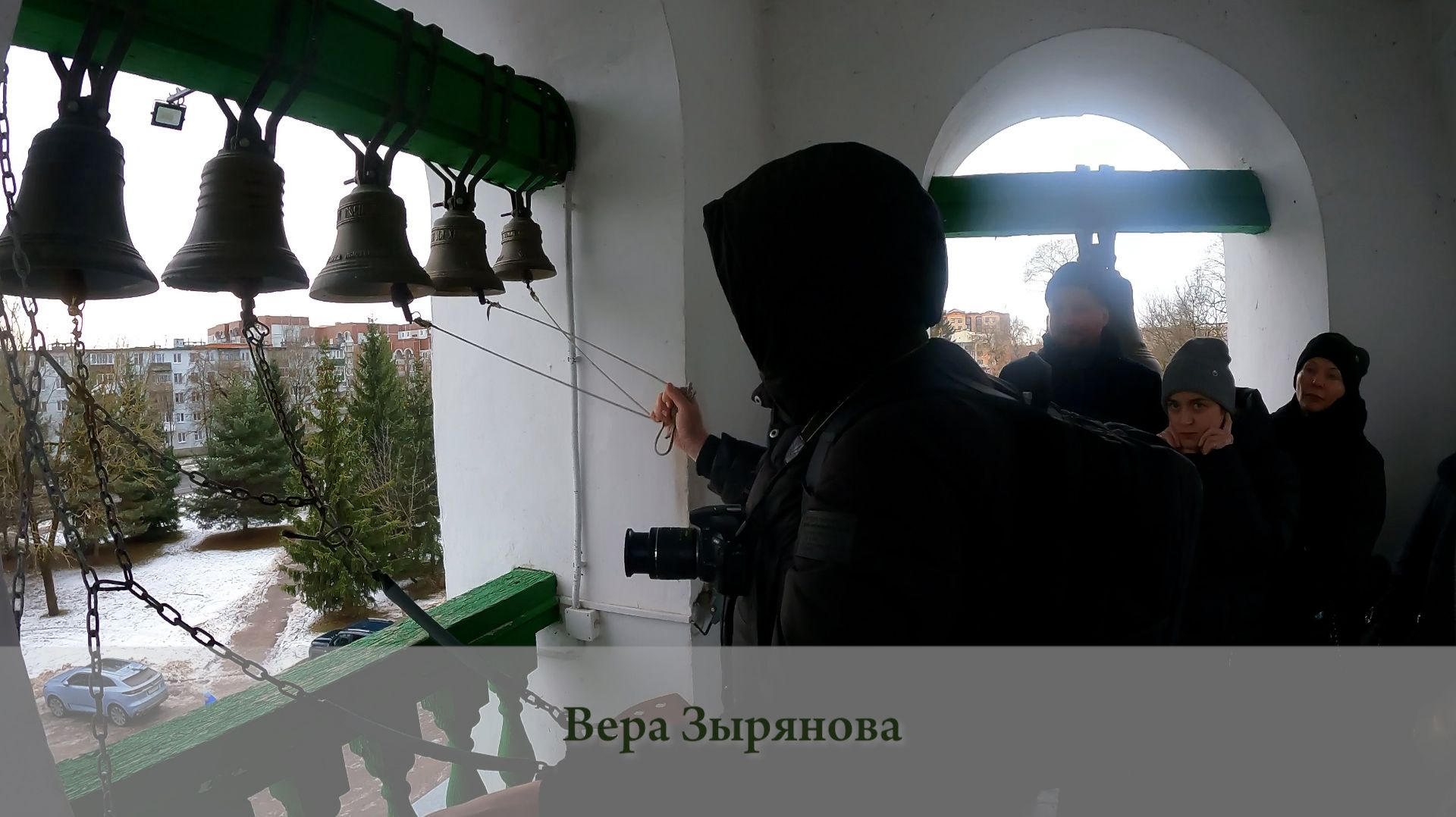 Колокольный звон, Вера Зырянова. Колокольня храма Жён Мироносиц (Псков), 9.01.2025