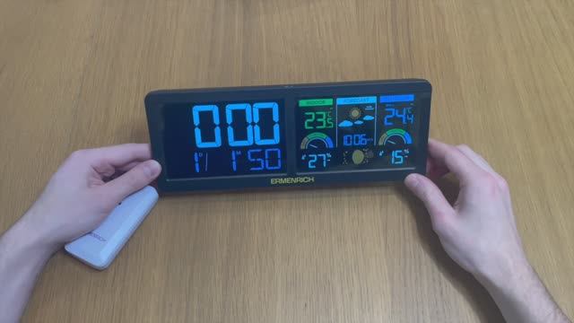 Метеостанция Ermenrich Report WR70 | Ermenrich – видео распаковки