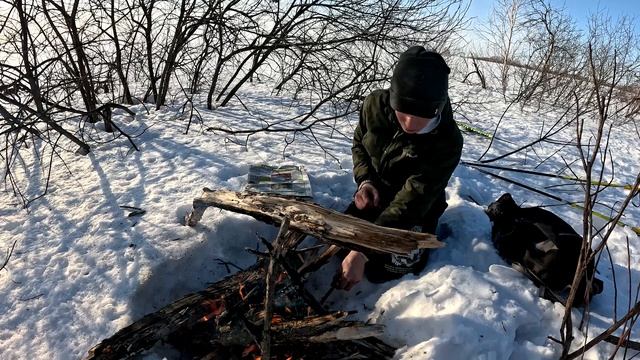 На озеро Дальнее зимой
