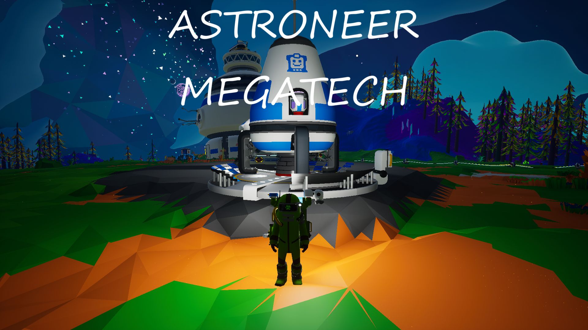 ASTRONEER: MEGATECH / часть 8 / Доставка газов и мегабаги с ракетой