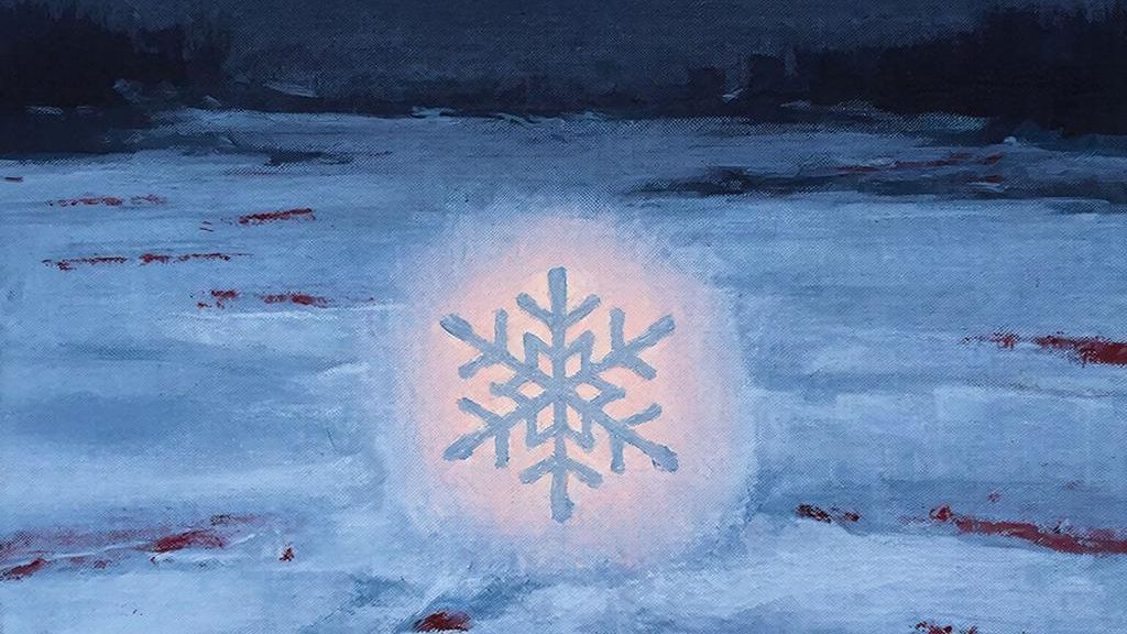 Снежинка  Олег Юргаев и ИИ