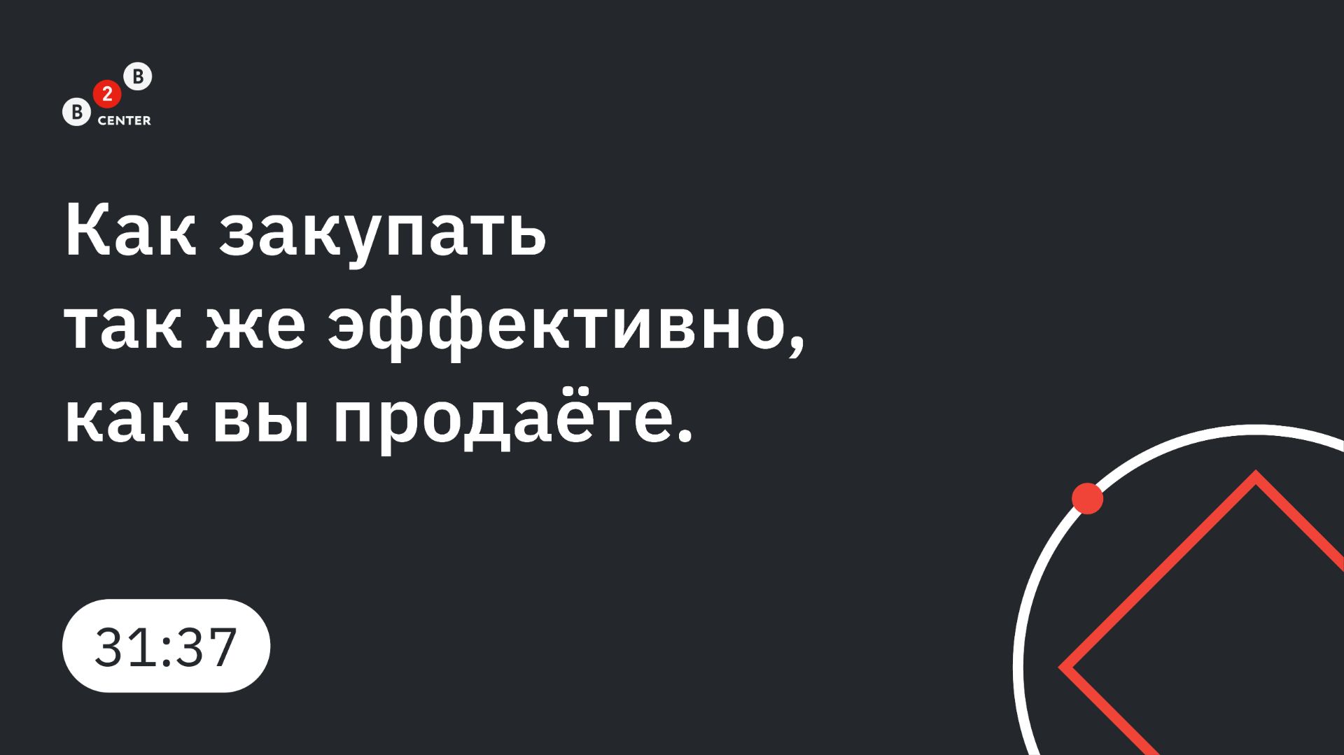 Как закупать так же эффективно как вы продаёте. Простая закупка
