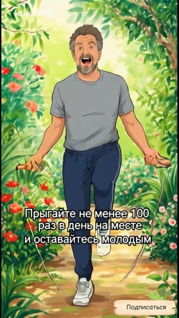 Прыжки на месте это ваш индикатор здоровья. Долголетие  #долголетие #62истарше #факты #62плюс