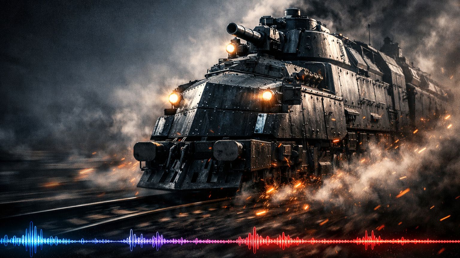 Сталь — бронепоезд идёт | AI‑метал и русский хэви‑рок (эпическая баллада о войне)