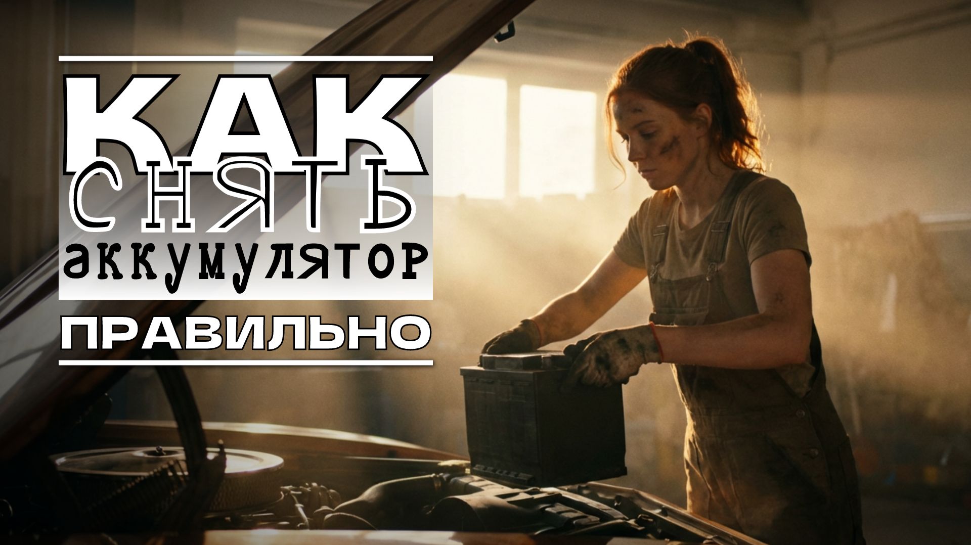 Как правильно снять аккумулятор с автомобиля? Какую клемму отсоединять первой?