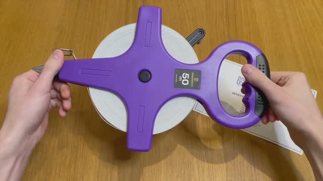 Рулетка геодезическая Ermenrich Reel SL50 | Ermenrich – видео распаковки