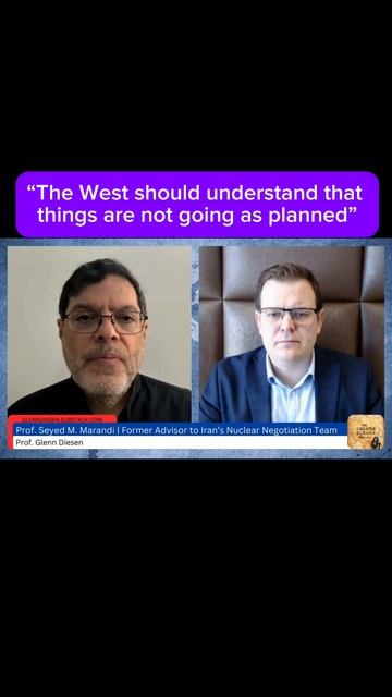 Seyed Marandi_ War in Iran is not going as planned