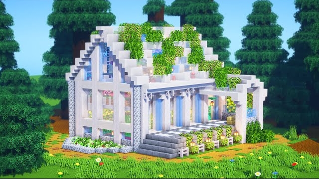 Урок по Майнкрафту: Эстетичная теплица / Стеклянный сад