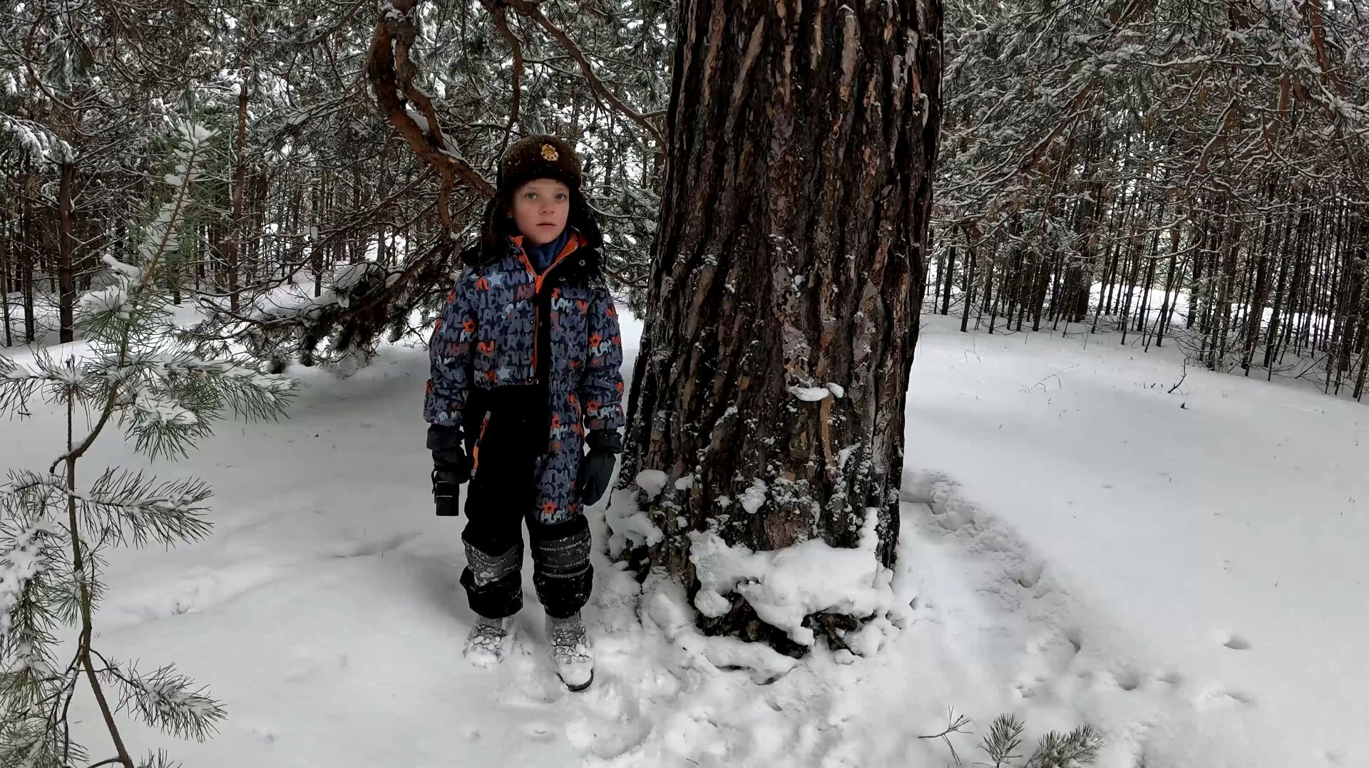 До Красного озера зимой